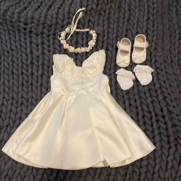 Dresses | Full Flower Girl Outfit With Shoes And Accessories | Poshmark